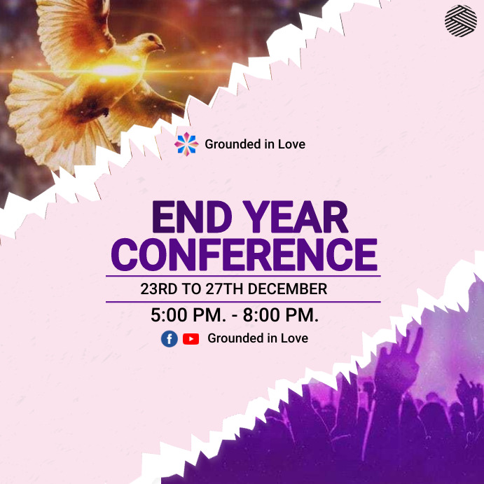 End year conference Template | PosterMyWall