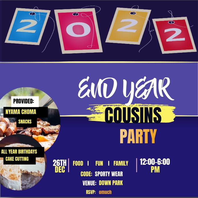 Plantilla de END YEAR PARTY (1) | PosterMyWall