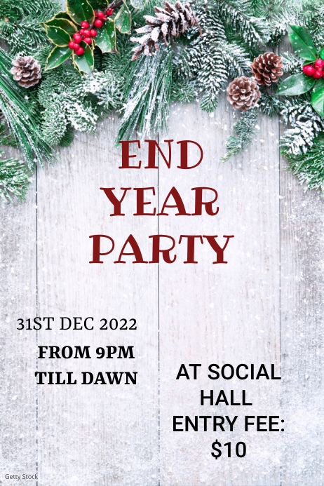End year party Template | PosterMyWall