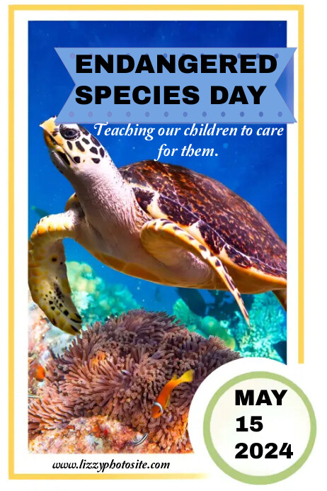 Endangered Species Day Flyer Template | PosterMyWall