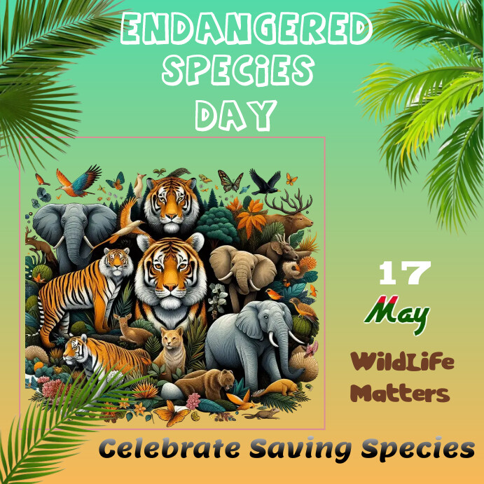 Endangered Species Day Template | PosterMyWall