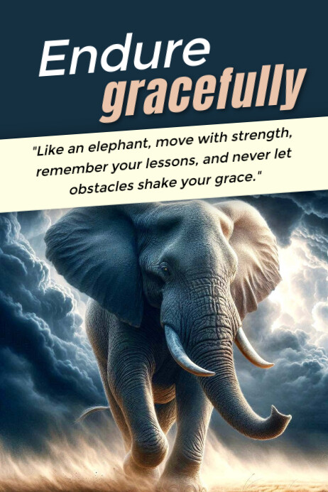 Endure Template | PosterMyWall