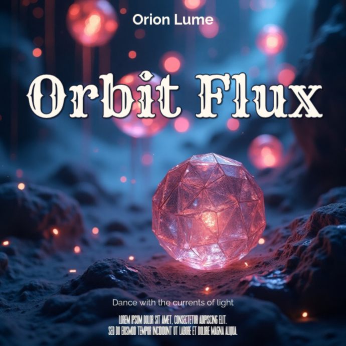 Energy Orbs Album Cover for Electronic & Ambient Music, Surreal ...