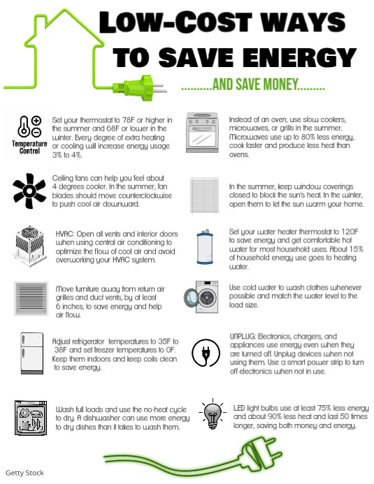 Copy of energy saving tips flyer poster template save energy | PosterMyWall