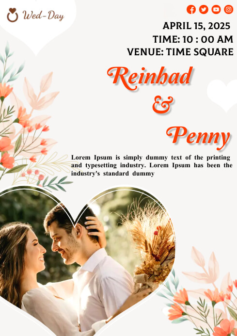 Engagement Ceremony Template | PosterMyWall
