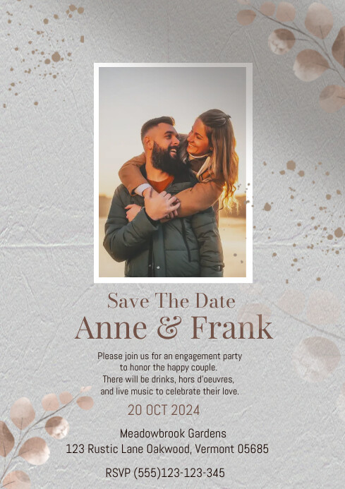 Engagement Ceremony Template | PosterMyWall