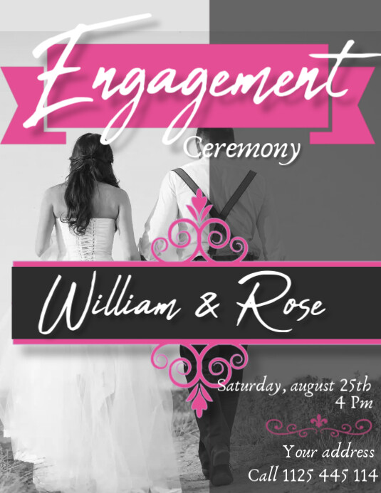 Engagement ceremony Template | PosterMyWall