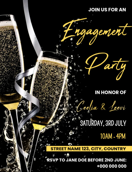 Engagement Ceremony Template | PosterMyWall