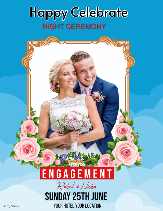 Engagement Ceremony Template | PosterMyWall
