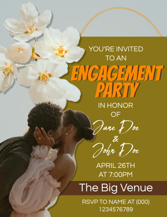 Modèle Engagement Ceremony | PosterMyWall