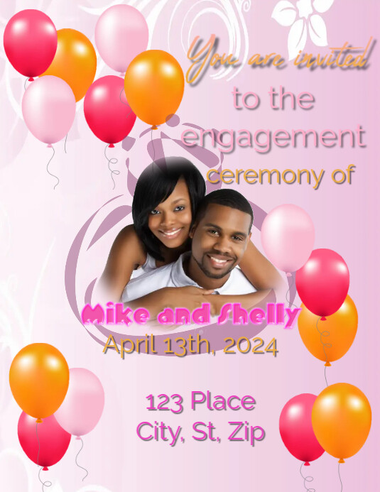 Engagement Ceremony Template | PosterMyWall