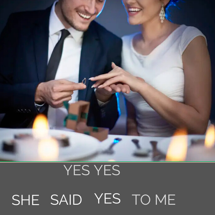 Engagement Template | PosterMyWall
