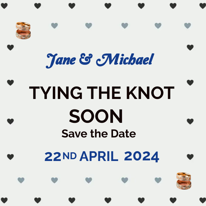 Engagement Template | PosterMyWall