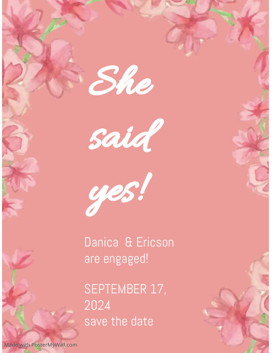 Engagement Invitations Template | PosterMyWall