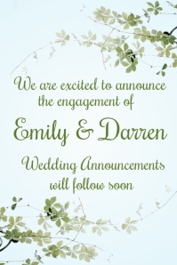 engagement poster template | PosterMyWall