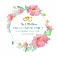 139 Engagement Template | PosterMyWall