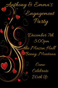 Engagement Party Template | PosterMyWall
