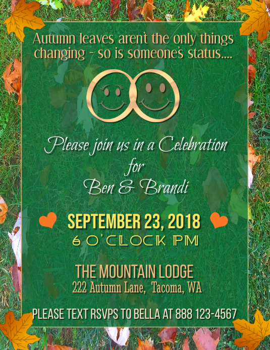 Copia de Engagement Party Flyer | PosterMyWall