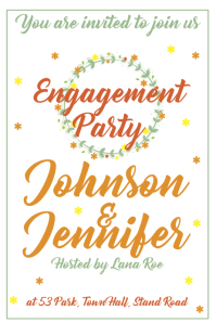 ENGAGEMENT POSTER Template | PosterMyWall