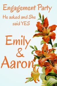 engagement poster template | PosterMyWall