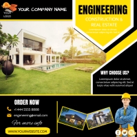 engineering and construction service template | PosterMyWall