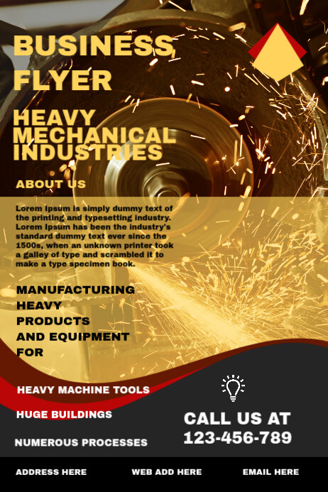 Engineering flyer ,CORPORATE flyer Template | PosterMyWall