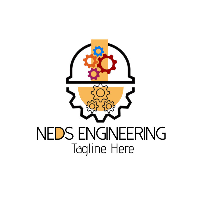 Plantilla de Engineering logo white Instagram post | PosterMyWall