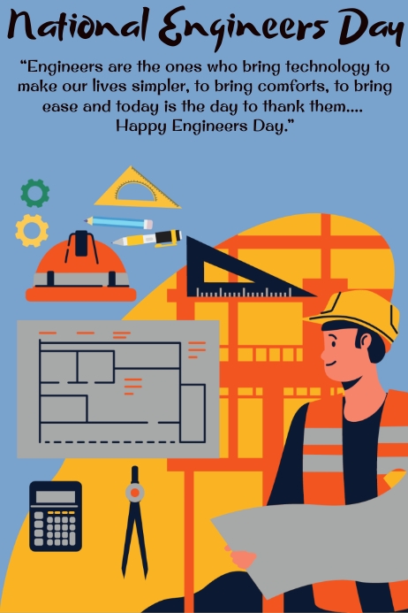 ENGINEERS day Template | PosterMyWall