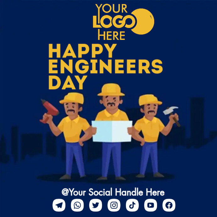 engineers day Template | PosterMyWall