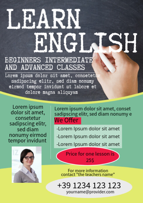 Copy Of English Lessons Template Flyer PosterMyWall Copy Of English Lessons Template Flyer PosterMyWall