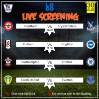 Premier league Template | PosterMyWall