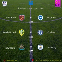 PREMIER LEAGUE POSTER TEMPLATE | PosterMyWall