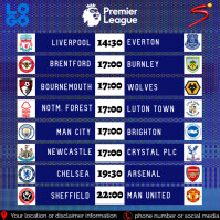 English Premier League Template | PosterMyWall