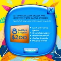 English Classes Instagram Post Template | PosterMyWall