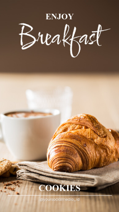enjoy breakfast template | PosterMyWall