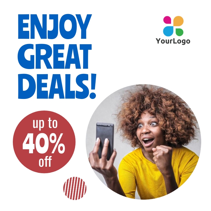 Copy of Enjoy great deals | PosterMyWall