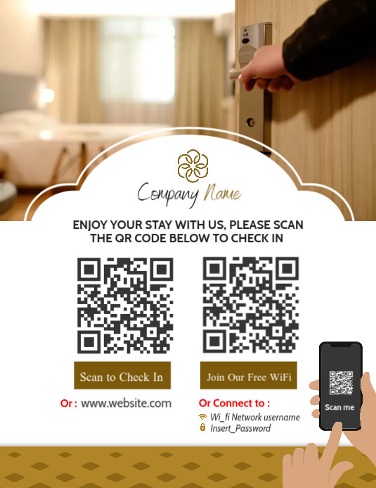 enjoy our wifi flyer template design | PosterMyWall