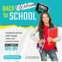 Enrollment Template | PosterMyWall