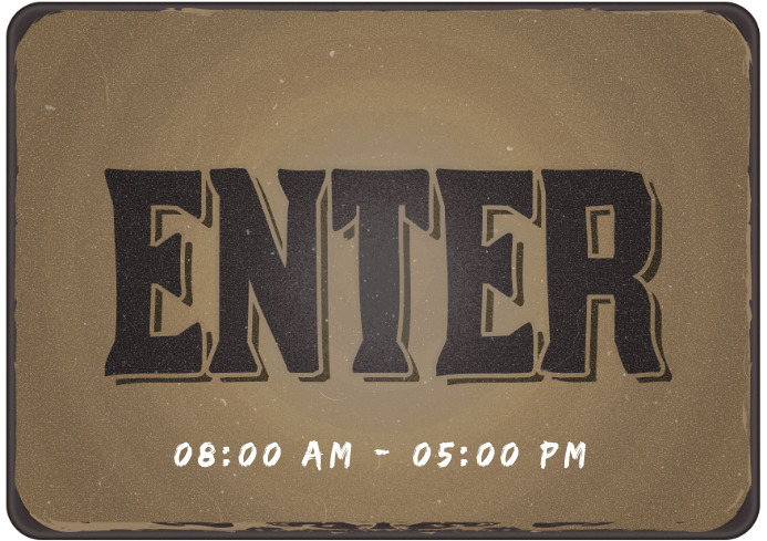 Plantilla de Enter Sign | PosterMyWall