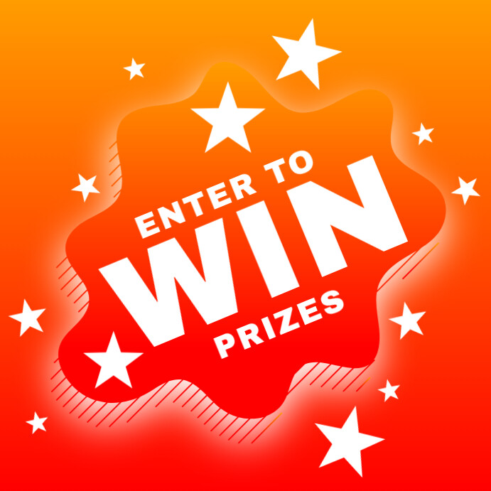 Modèle Enter To Win | PosterMyWall