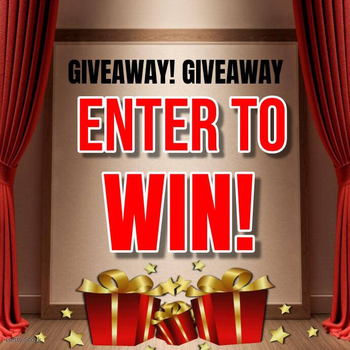 Enter to win giveaway contest design Template | PosterMyWall