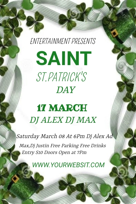 Entertainment Saint Poster Template | PosterMyWall