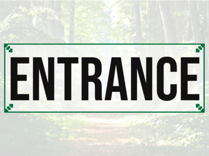 Entrance Signboard Yard Sign Template | PosterMyWall