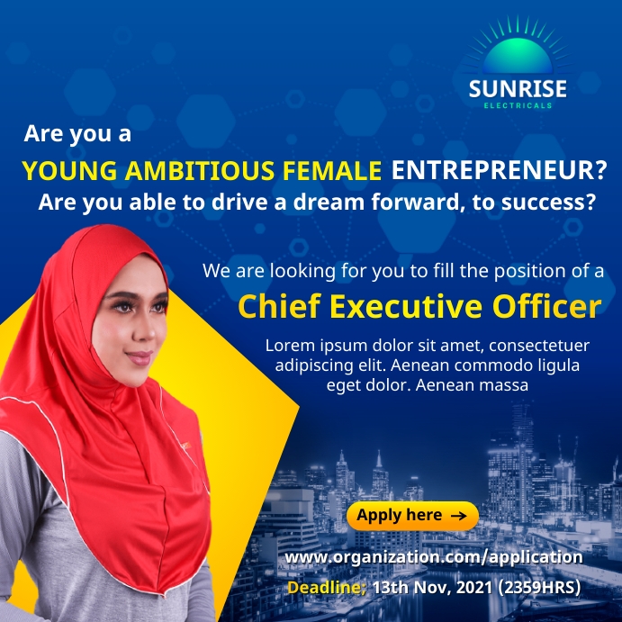 entrepreneur Template | PosterMyWall