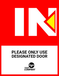 Entry Sign Template | PosterMyWall
