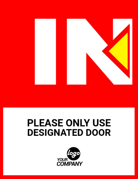 Entry Sign Template | PosterMyWall