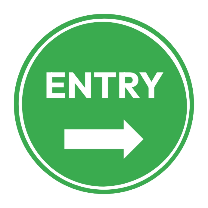 entry sign Template | PosterMyWall
