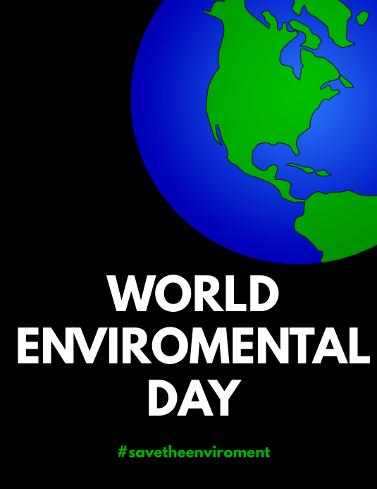 ENVIROMENTAL DAY FLYER Template | PosterMyWall