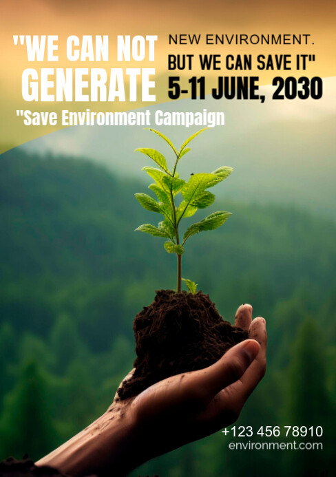 Copy of Environment campaign | PosterMyWall