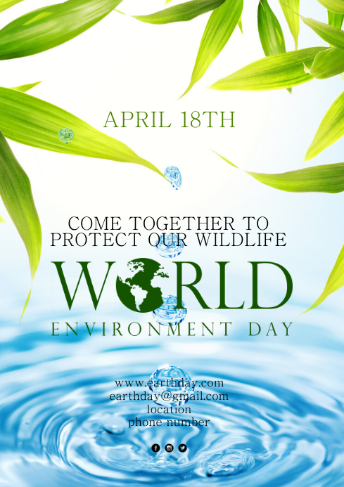 Environment Day Template | PosterMyWall